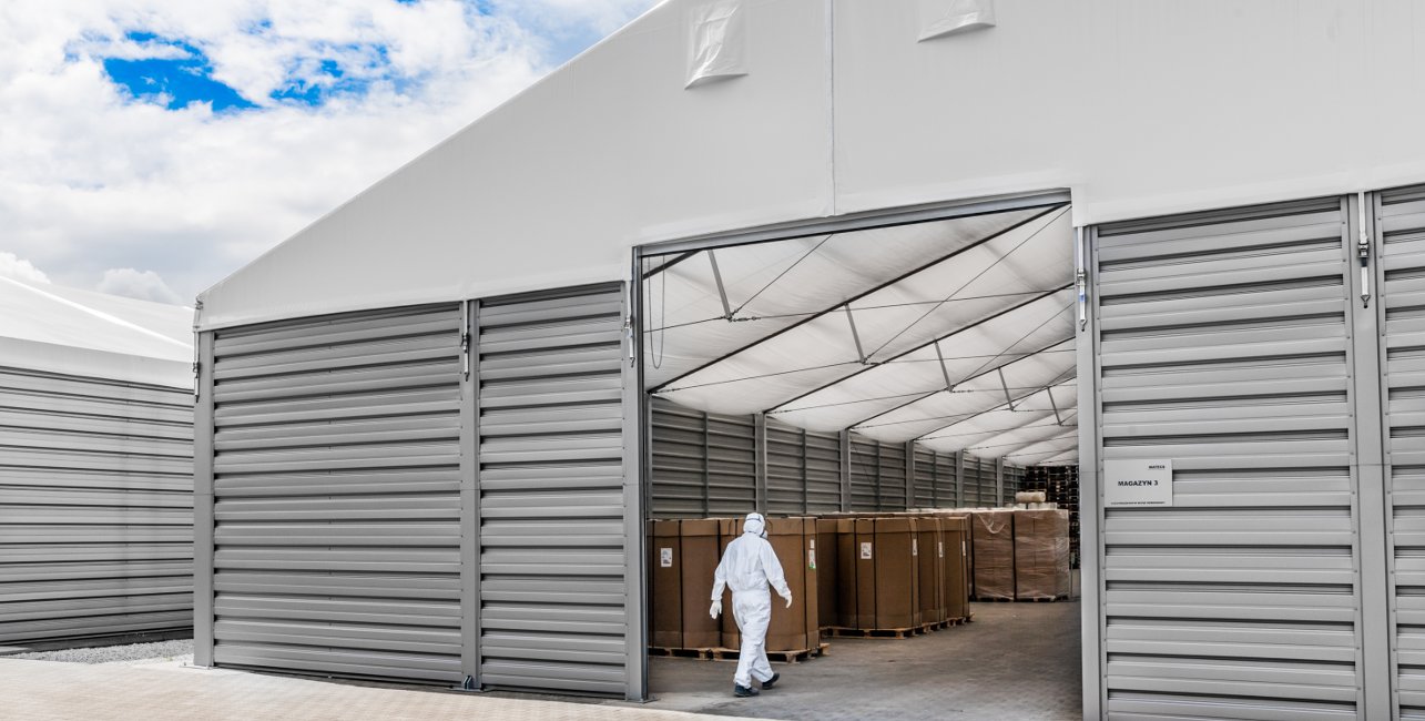 Legnica warehouse structure - Gallery - Protan Elmark